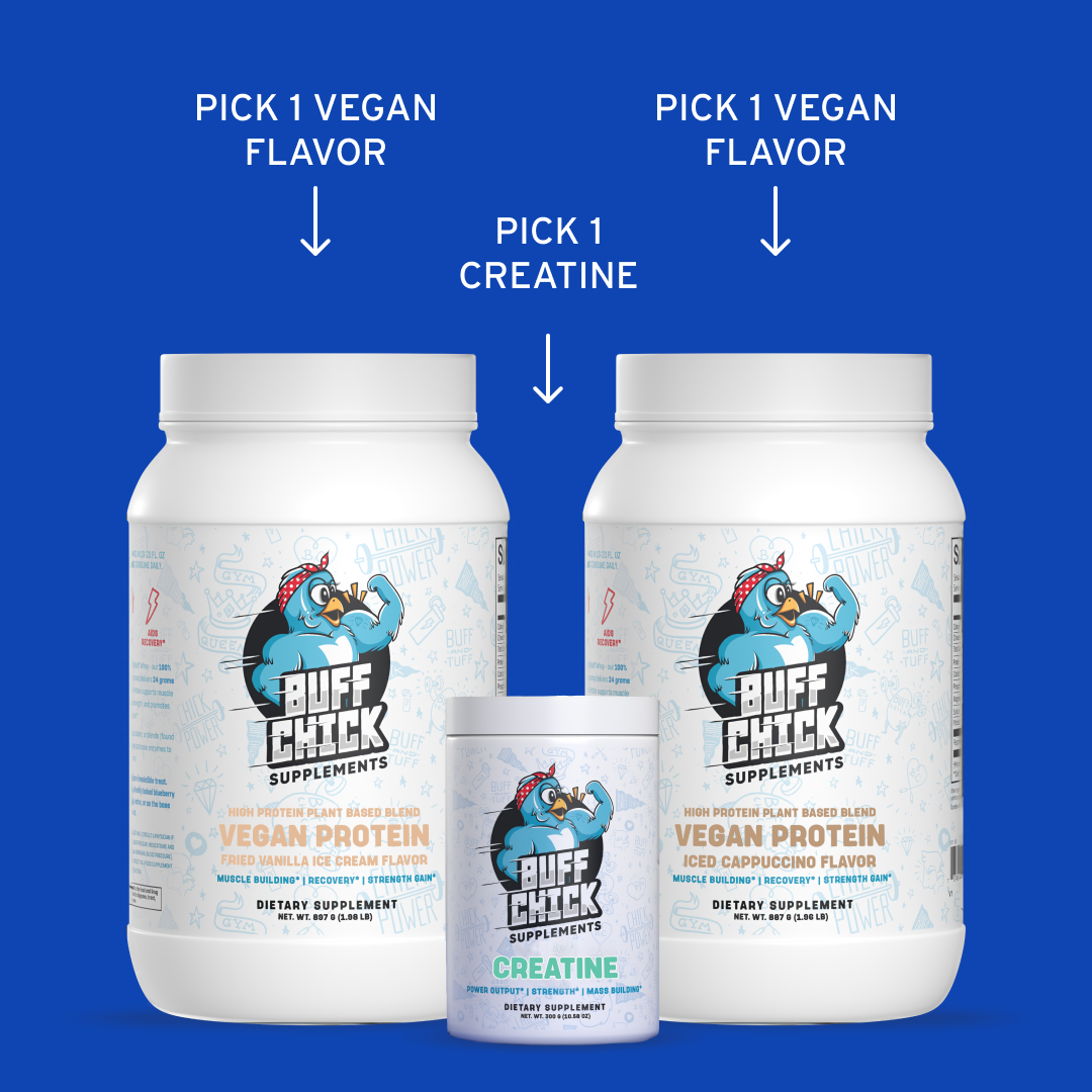 Vegan Protein & Creatine Bundle – Buff Chick Supplements