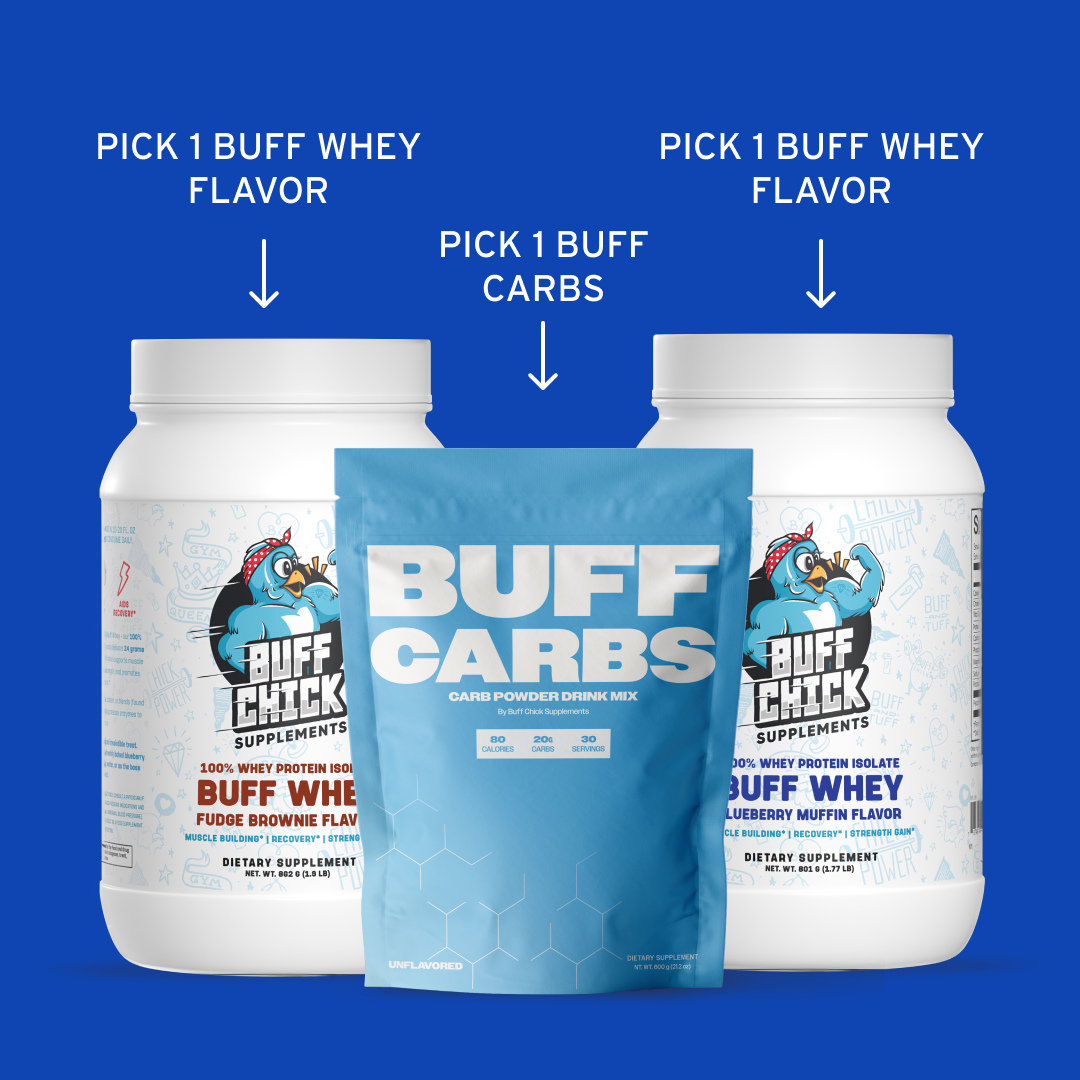 Whey Protein & Carb Bundle – Buff Chick Supplements