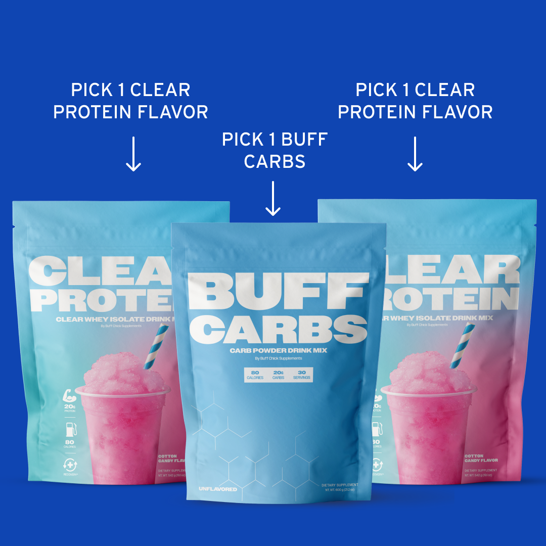 Carbs & Clear Protein Bundle – Buff Chick Supplements