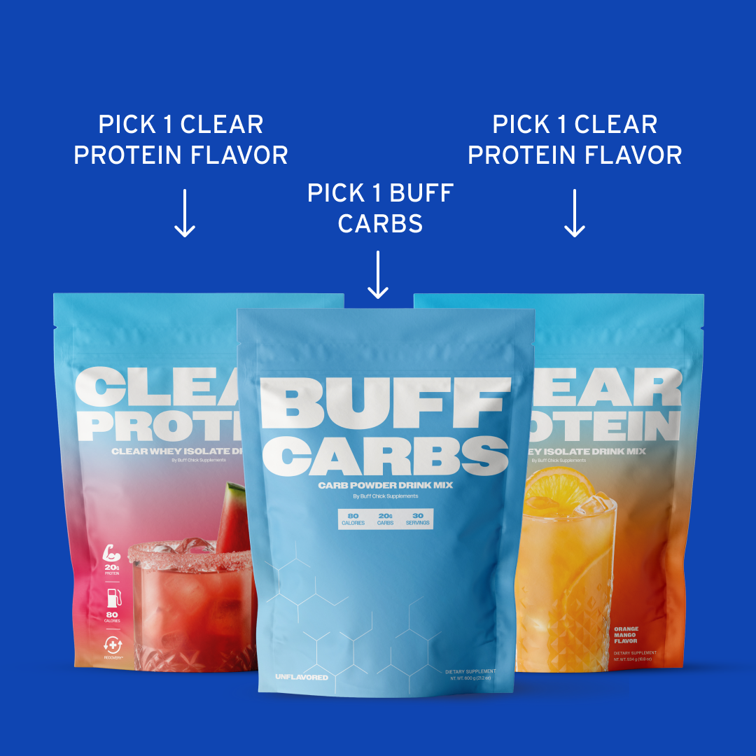 Carbs & Clear Protein Bundle – Buff Chick Supplements